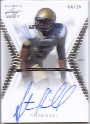 stephen hill rc rookie draft auto autograph georgia ga tech jackets ...