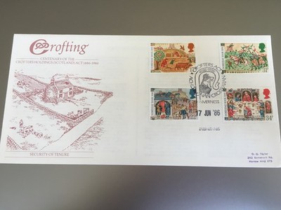 GB STAMPS RARE OFFICIAL FIRST DAY COVER 1986 DOMESDAY BOOK INVERNESS ...