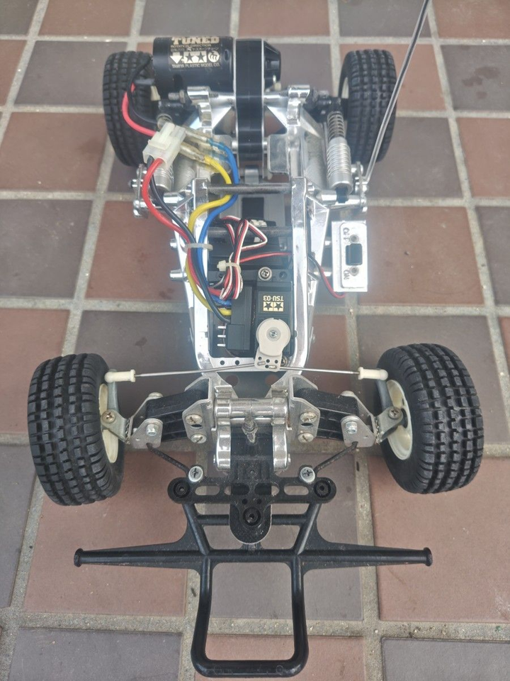 Tamiya Subaru Brat RC Car with Chrome Frame Prop Servo Set High ...