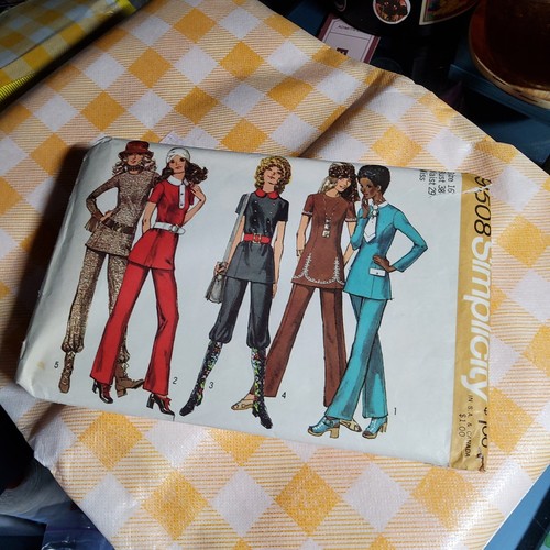 Vintage 1971 Simplicity pant suit pattern 9508 size 16 | eBay