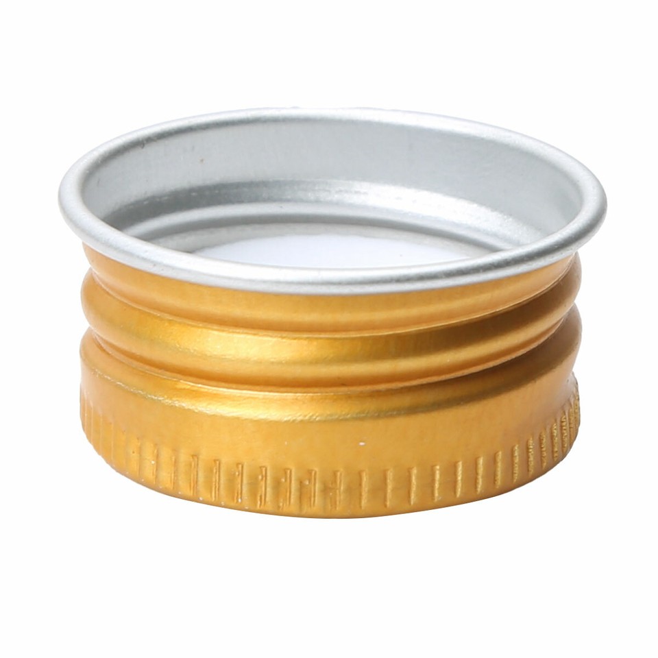 50 24R/28R Small Aluminum Threaded Caps Lids Replacements for Glass ...