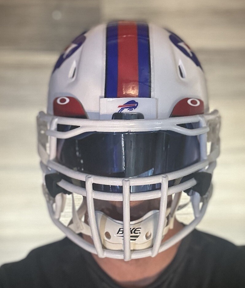 Buffalo Bills Full Size Football Helmet Adult XLarge Full Size Josh ...