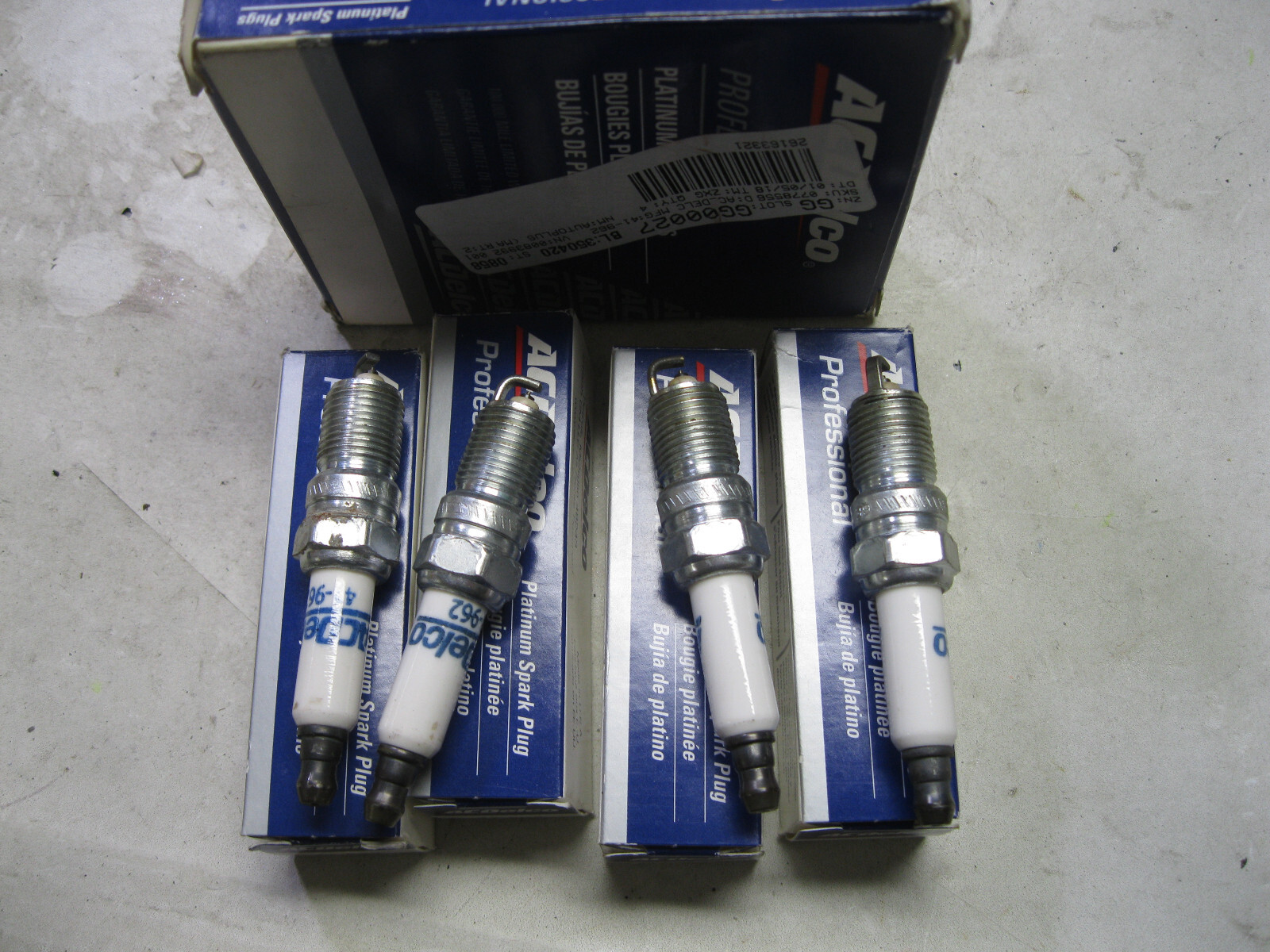 4 Spark Plugs ACDelco 41-962 (4 pack, 1 needs gapped) | eBay