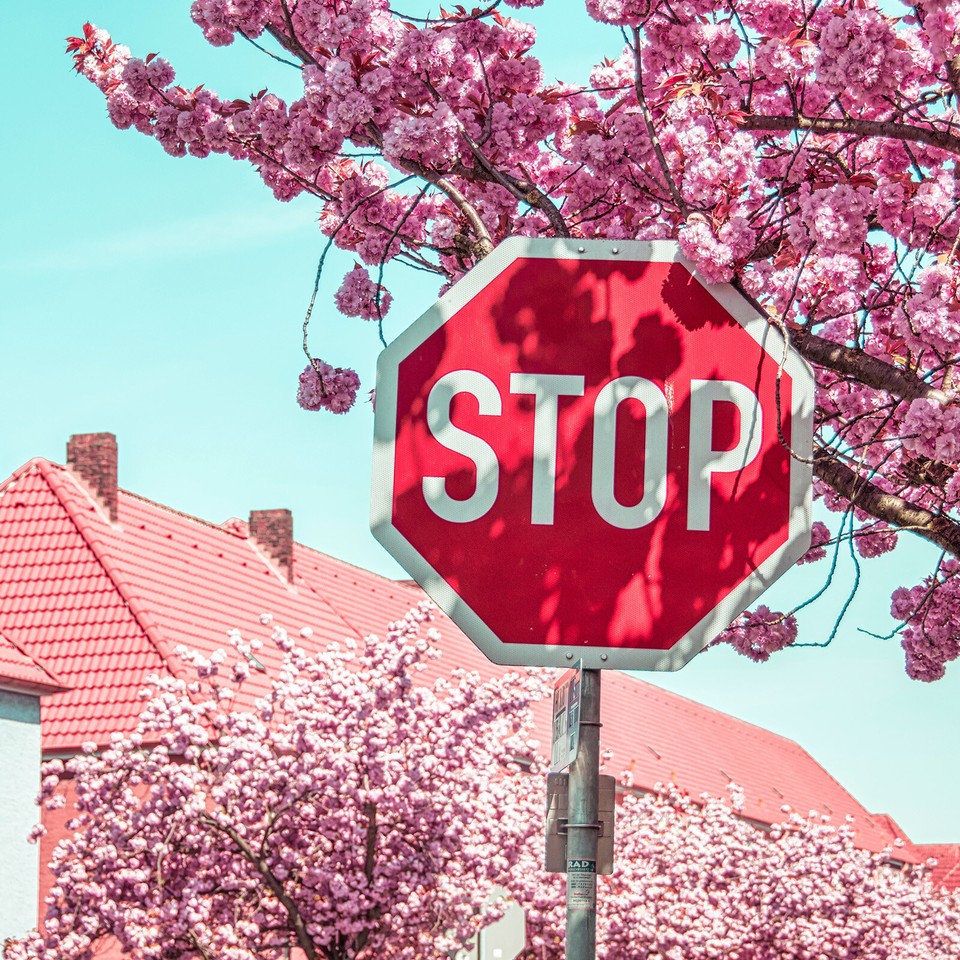 Stop Sign 12" x 12" 300mm Warning Reflective Aluminum Signs for Street ...