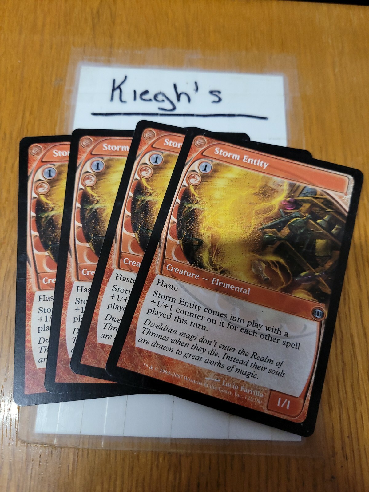 Mtg Storm Entity x4 | eBay