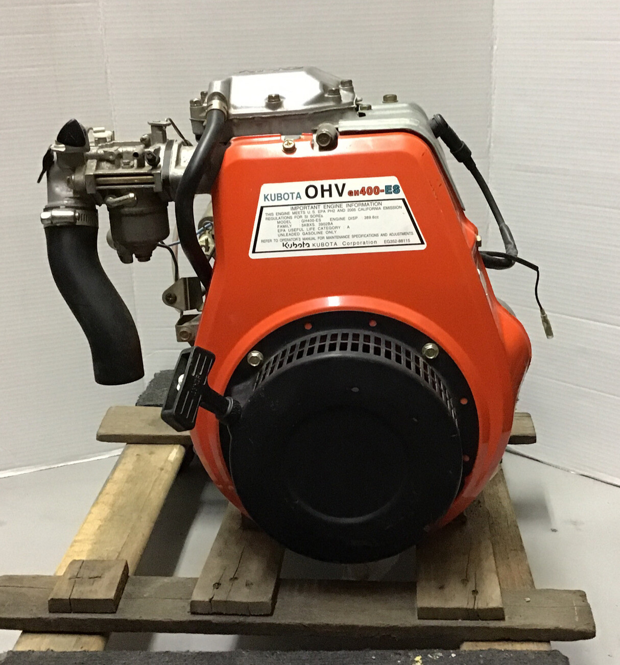 Kubota GH400-ES-DG OHV Gas Engine, Air-cooled, 4-cycle (f17) | eBay