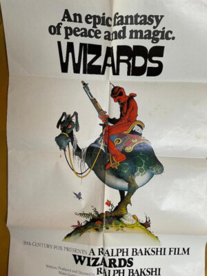 WIZARDS one sheet 1977 movie poster William Stout art - 27 x 41 | eBay