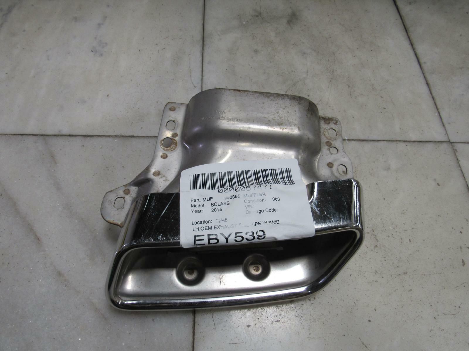 14 15 16 17 MERCEDES S-CLASS -Left Side,OEM,EXHAUST TAIL PIPE-AMG PKG ...