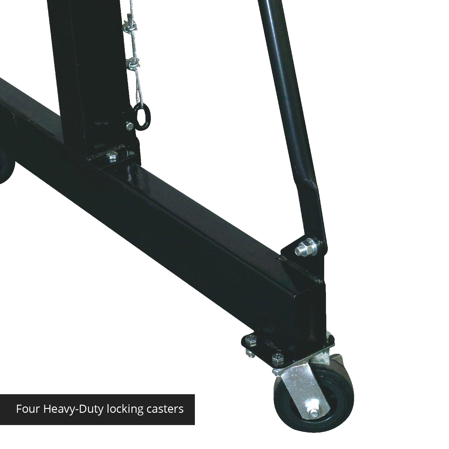 Titan Attachments 2 Ton Telescoping Gantry Crane, Portable Shop Lift ...