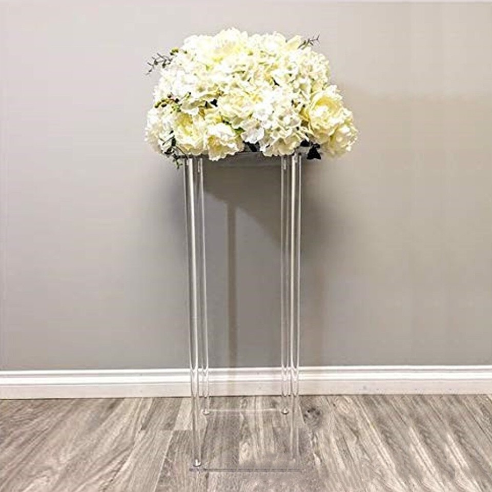 40-100 Acrylic Wedding Stand Flower Plinth Pedestal Centerpieces Floral ...