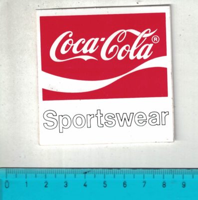 Autocollant Années '70 Années 80 - Coca-Cola - Sportswear - Vois Photo ...
