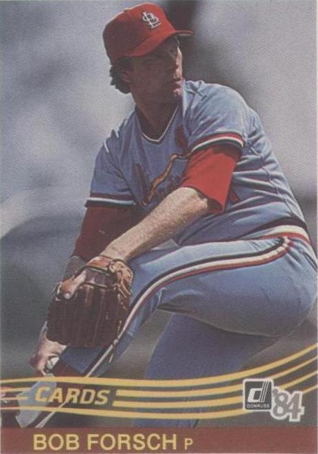 1984 Donruss - Bob Forsch #168 for sale online | eBay