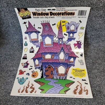 VTG Magic Cling Halloween Make a Scene | eBay