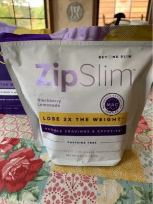 Beyond Slim Zip Slim Blackberry Lemonade Caffeine-Free 30 Packets New ...