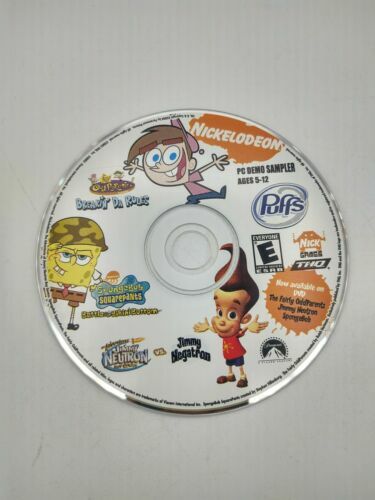 Nickelodeon PC Demo Sampler Ages 5-12-PC | eBay