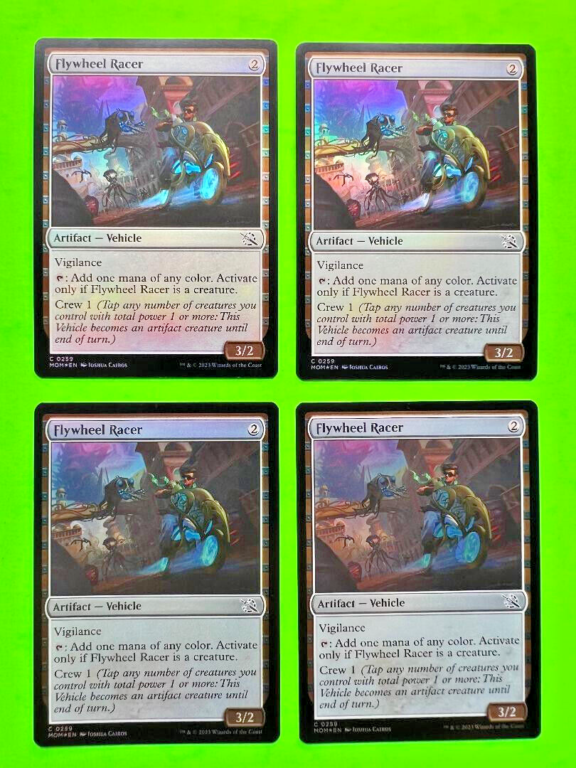 MTG March of the Machine ( Flywheel Racer ) Lot of 4 FOIL Cards 0259 | eBay