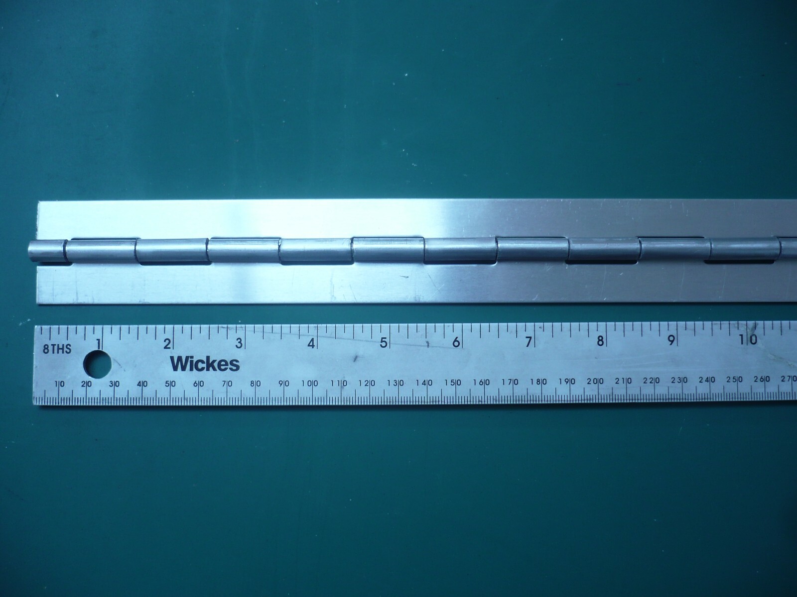 Aluminium Piano Hinge 38mm 1 1/2" O/W Undrilled UK Product Quality 18g ...