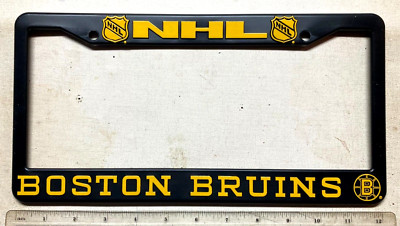 *New* NHL Boston Bruins License Plate Frame Made of Heavy Plastic | eBay