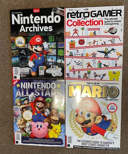 Nintendo Magazine bundle Inc Nintendo Archives, Retro Gamer Collection ...