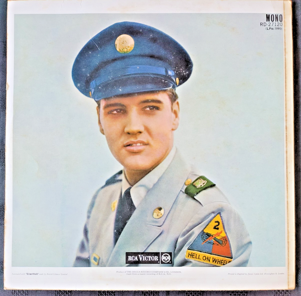 Elvis Presley: ELVIS 1965 Mono Vinyl LP | eBay UK