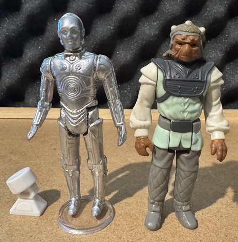 1983 Star Wars Vintage Nikto + Custom U-3P0 + Stan Solo 3rd Leg R4 R2 ...