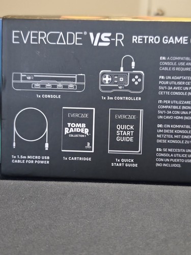 Evercade VS-R Console - 1 Controller & Tomb Raider Collection, Duke ...