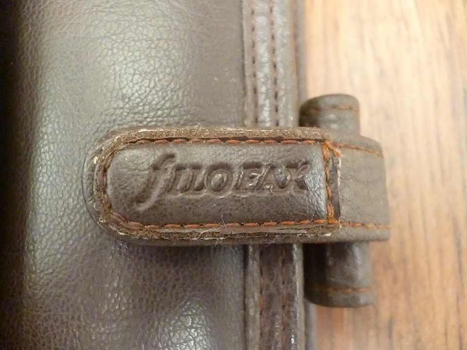 Filofax Pocket Ranger brown vintage faux leather personal planner ...