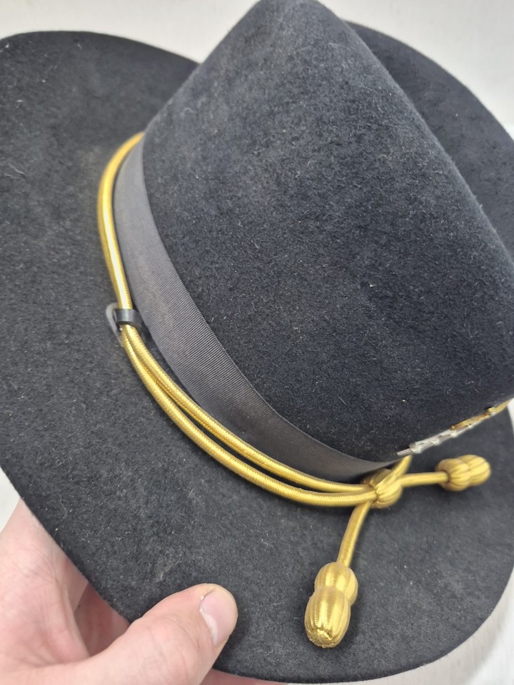 Vintage U.S. Calvary US Army Military Stetson Cowboy Hat Acorn Braid ...