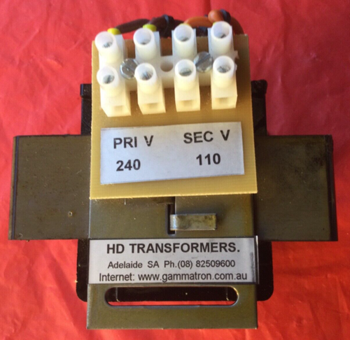 HD TRANSFORMERS GAMMATRON 240110100 Single Phase Transformer 100VA | eBay