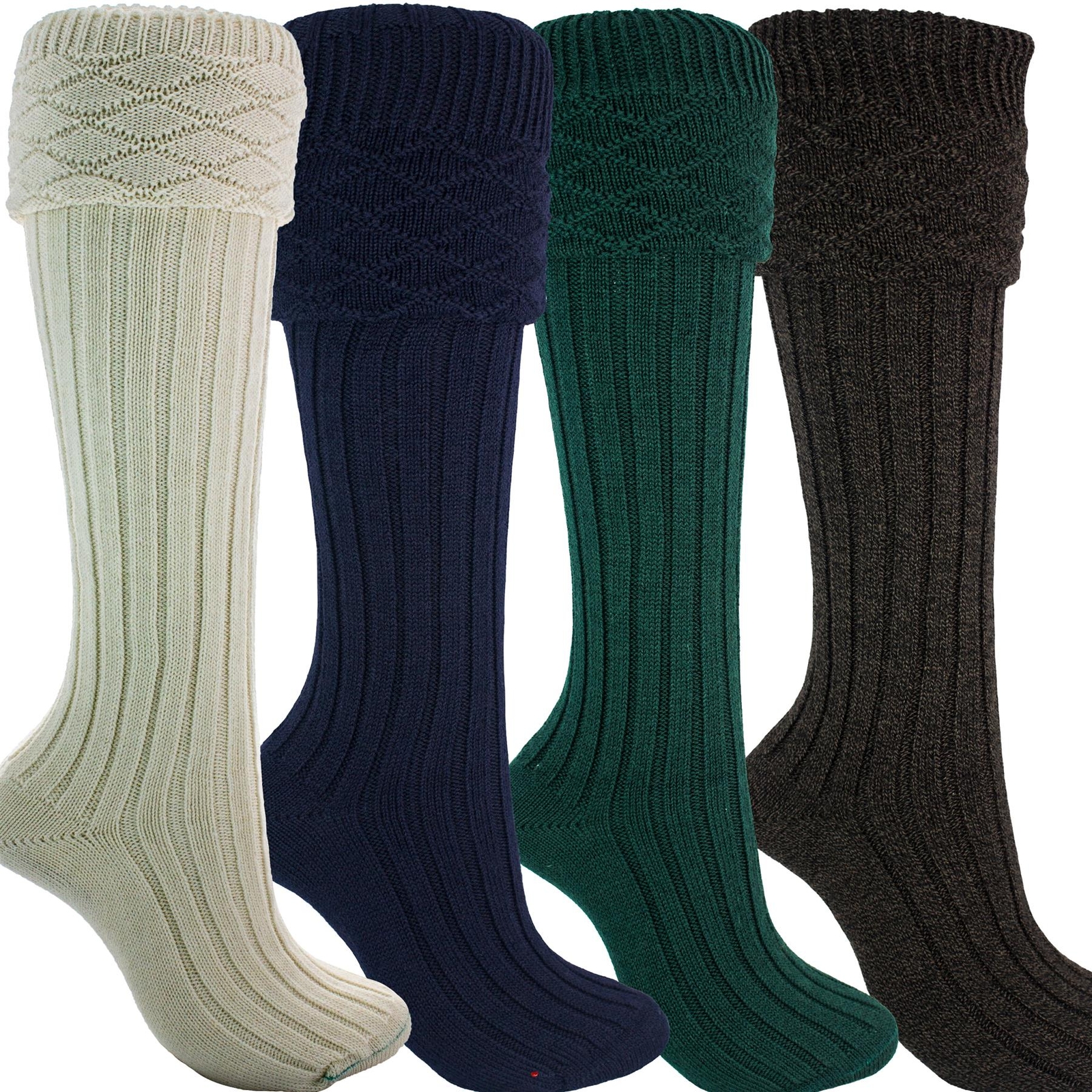 Warm Scottish Wool Kilt Hose Traditional Design in 8 Colours | eBay