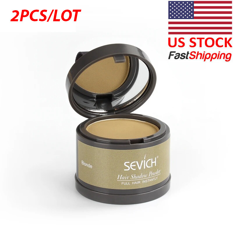 Sevich 2 Pack Waterproof Hair Line Powder Hairline Cover Up Powder Hair ...