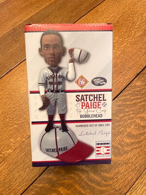 Satchel Paige Kansas City Monarchs Talking Tip Your Cap Bobblehead ...