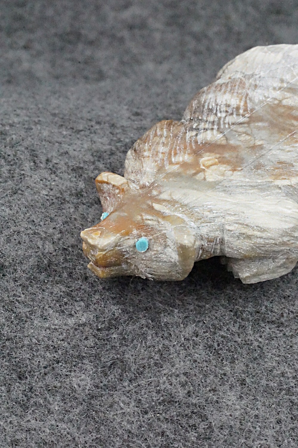 Badger Zuni Fetish Carving - Derrick Kaamasee | eBay