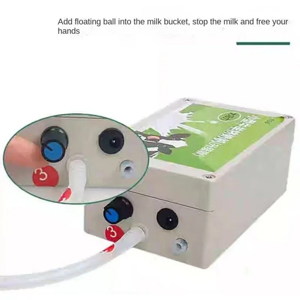 Milking Machine Automatic Pulse Milking Farm Cow Goat Sheep Vacuum Pump ...