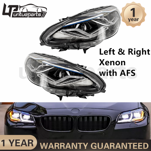LH & RH LED Headlight Assembly for BMW 5 Series F10 F18 2010-2013 Xenon ...