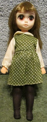 Vtg 8" Susie Sad Eyes Doll~Large Blythe Look Eyes~No Shoes~Hong Kong ...