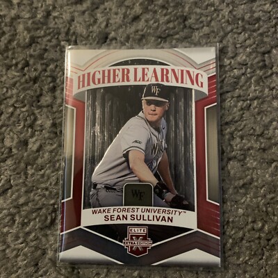 2023 Elite Extra Edition Higher Learning #HL-1 Sean Sullivan | eBay