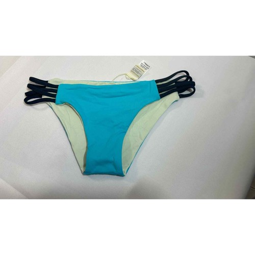 L Space Reversible Turquoise Wild One Colorblock Swimsuit Bikini Bottom ...