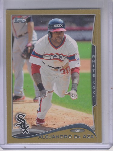 2014 Topps Gold Chicago White Sox Baseball Card #564 Alejandro De Aza ...