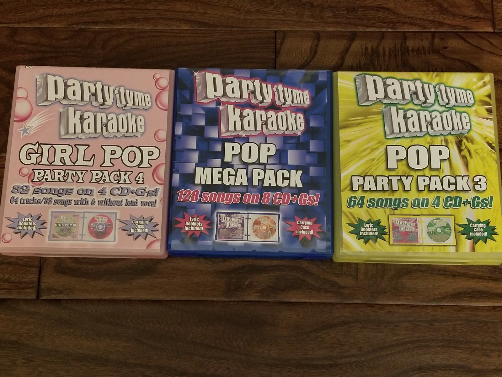 Lot 16 CD's PARTY TYME KARAOKE Pop Mega Pack/Pop Party #3/Girl Pop #4 ...