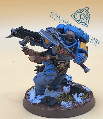 Painted Primaris Lieutenant Space Wolves SpaceMarines Warhammer 40k | eBay