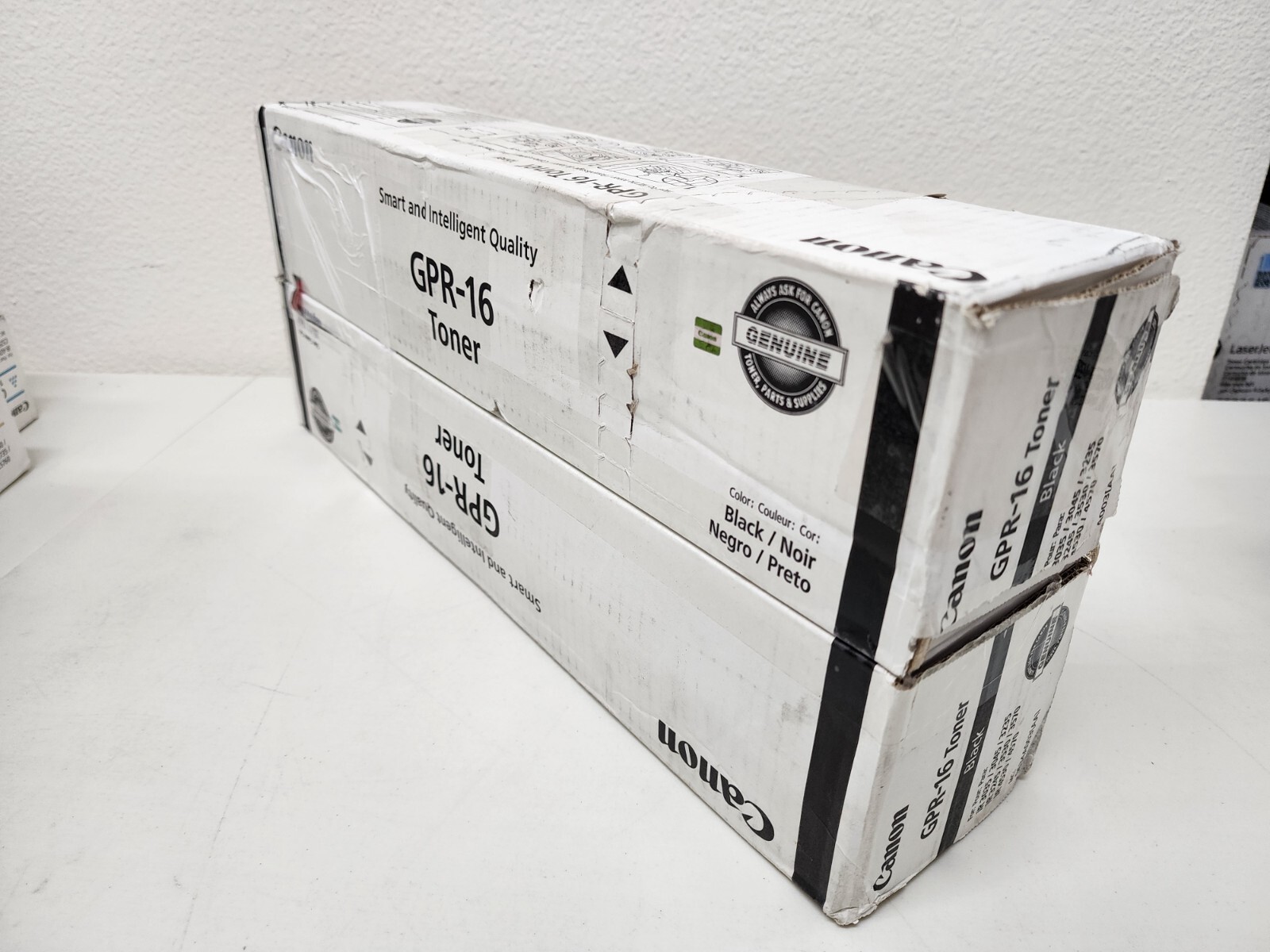 2ea Canon GPR-16 Black Toner Cartridges | NEW | SEALED | GENUINE | 2 ...