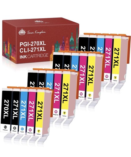 PGI270XL PGI-270 XL CLI-271 XL Ink for Canon PIXMA MG7700 MG7720 TS8020 ...