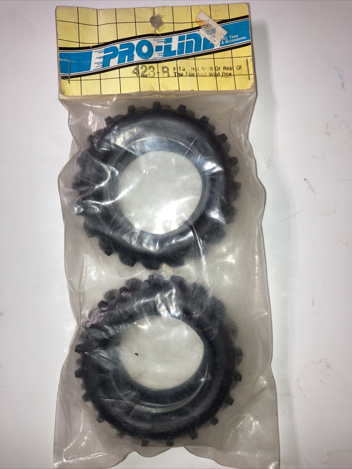 Vintage Pro-Line Tire 423-R Rare Hot Shot Wild One Associated RC10 ...