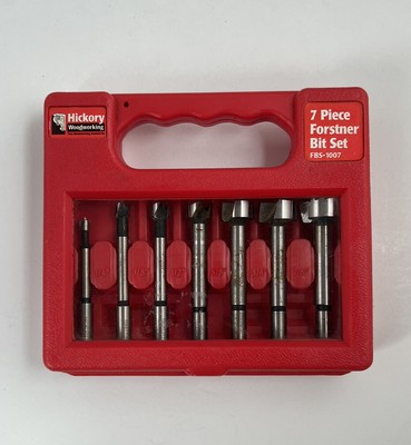 Hickory Woodworking Forstner Bit Set 7 Piece Set No. FBS-1007 | eBay