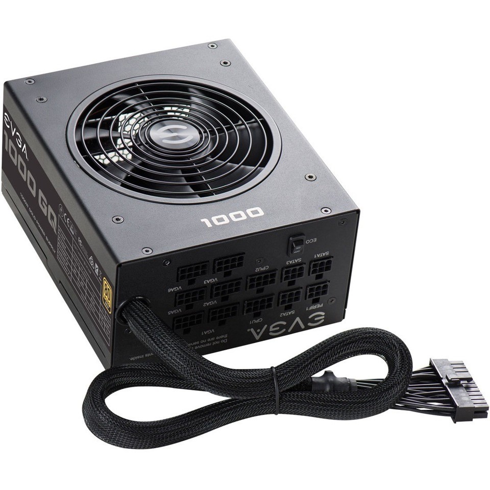 Evga 1000 Gq Power Supply - 120 V Ac, 230 V Ac Input Voltage - 3.30 V ...