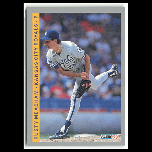 Rusty Meacham #243 1993 Fleer Kansas City Royals Baseball Card MLB NM ...