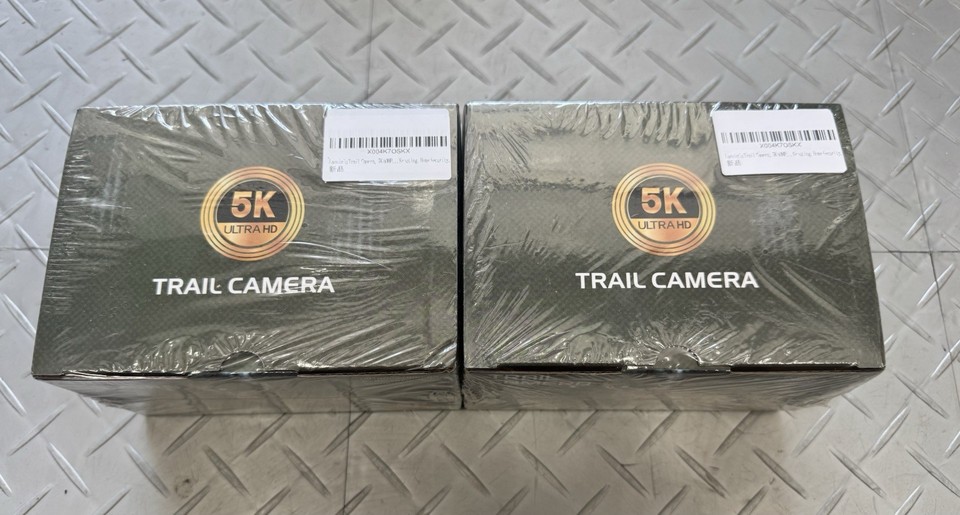 2 PACK Trail Camera, 5K 60MP with No Glow Night Vision, 150°Wide-Angle 64GB | eBay