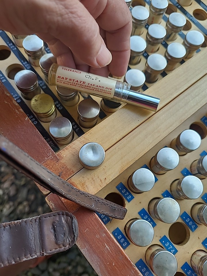 Vintage Bay State Machinist Tool Tap Die Guage Pins Gage Lot Over 300 ...