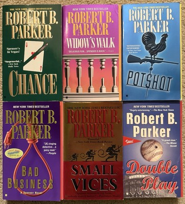 Robert B. Parker Lot Of 6 Detective Novels ( 5 Spenser Novels + Double ...